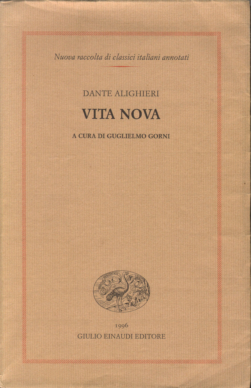 Vita nova - Dante Alighieri - 36 recensioni - Einaudi (Nuova raccolta ...